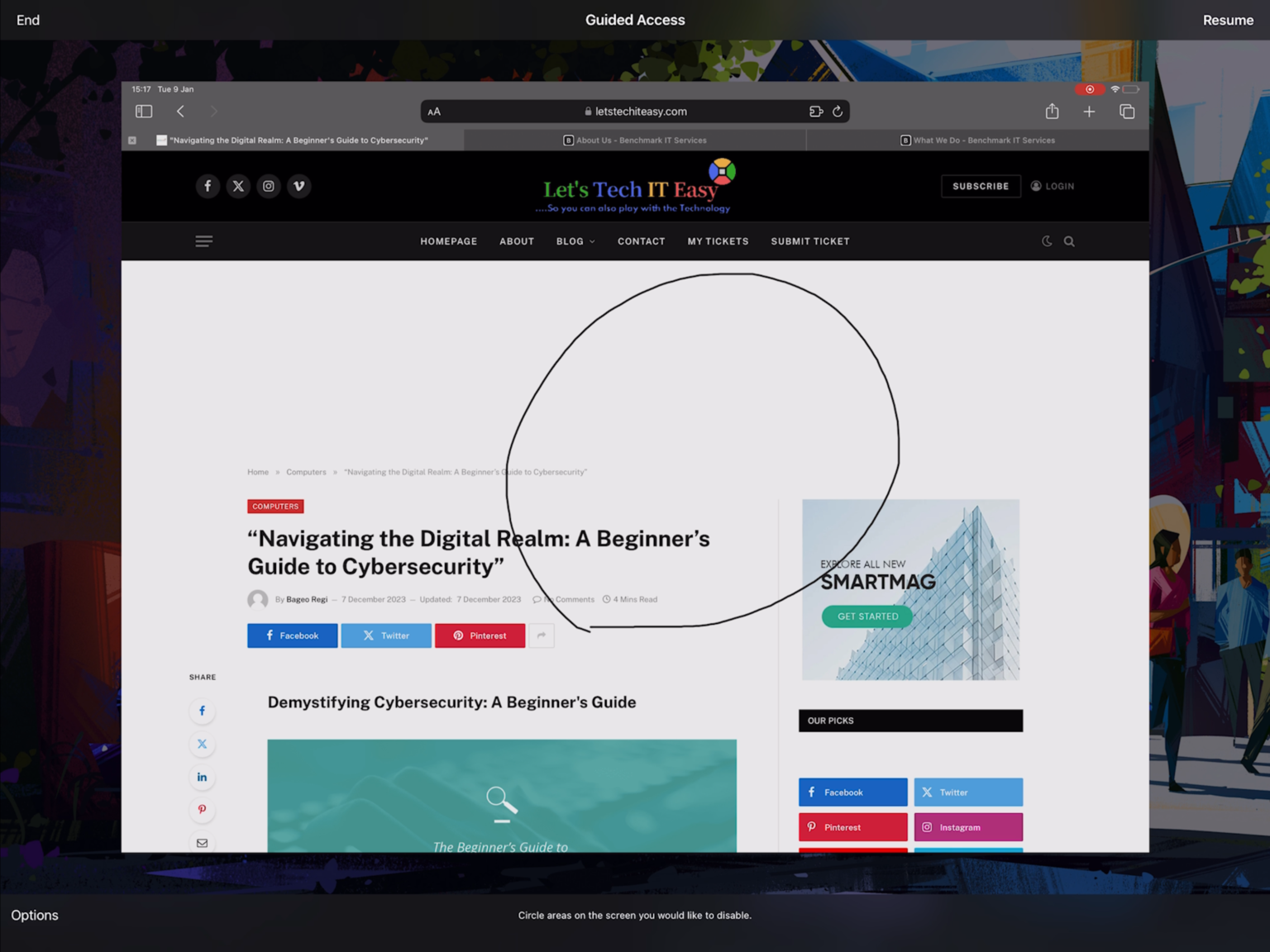All about "Guided Access" on iPad! - Let's Tech It Easy